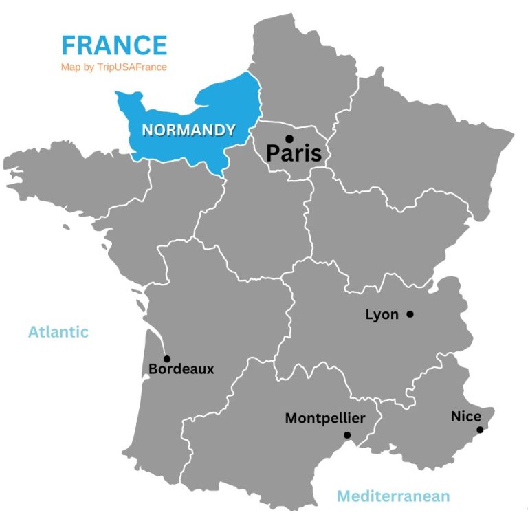 Normandy Map & Guide – Must-See Places, Food, and Travel Tips ...
